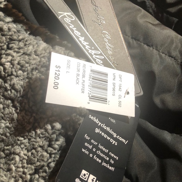 Sebby | Jackets & Coats | Sebby Collection Womans Reversible Puffer ...